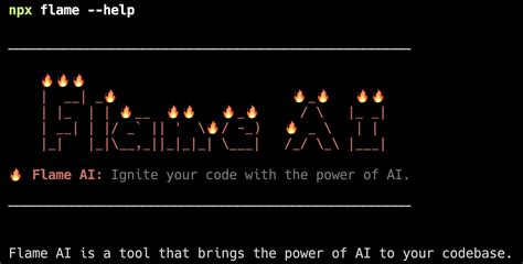 GitHub Infinitered Flame Flame AI CLI For Interactive AI Powered