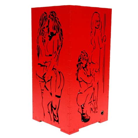 Erotic Night Light Accent Lamp Decorative Wooden Night Lamp Etsy