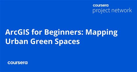 arcgis for beginners mapping urban green spaces
