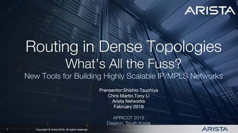 routing in dense topologies what s all the fuss pdf