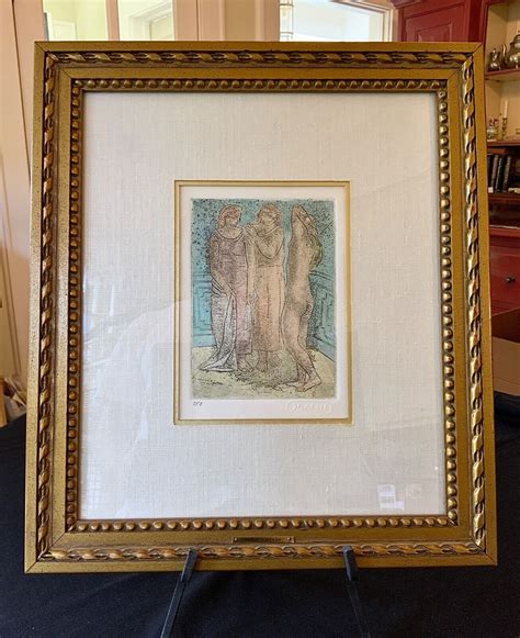 The Three Graces Pablo Picasso Etching In Apf Frame Collectors Guild