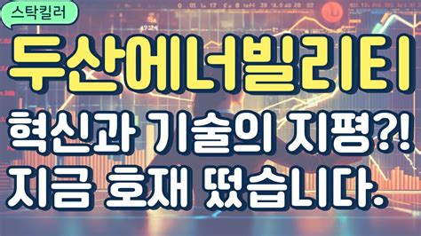 두산에너빌리티 】 긴급 속보 일단 축하 드립니다 Youtube