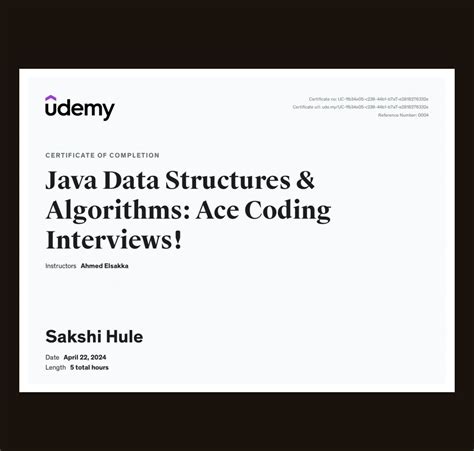 Sakshi Hule On Linkedin Java Datastructures Algorithms Learningjourney
