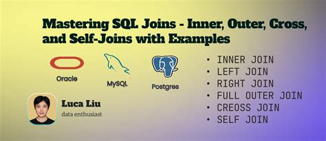 How To Master Sql Joins Inner Outer Cross And Self Joins With Examples Hackernoon