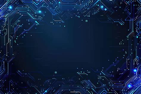 Premium Photo Portrait Of Abstract Background With Technology Circuit
