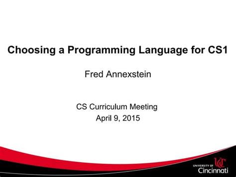 Cs1 And Python Ppt