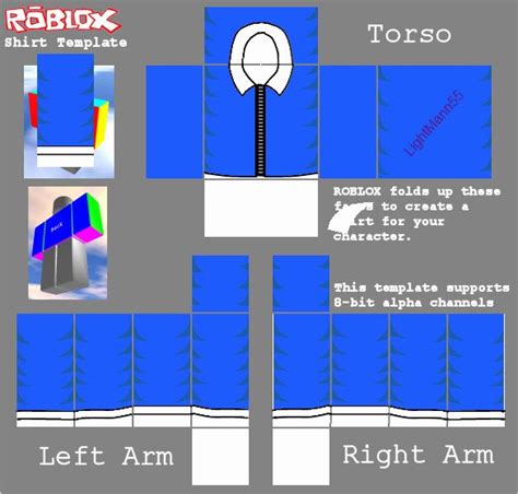 Roblox Jacket Template