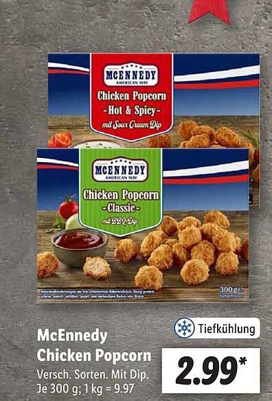 Mcennedy Chicken Popcorn Angebot Bei Lidl