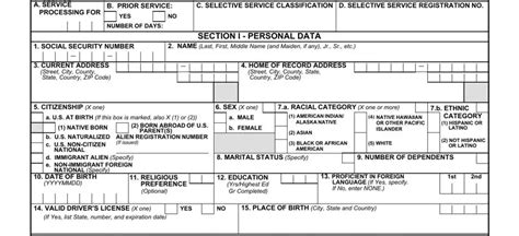 Dd Form 1966 Printable Form 2025