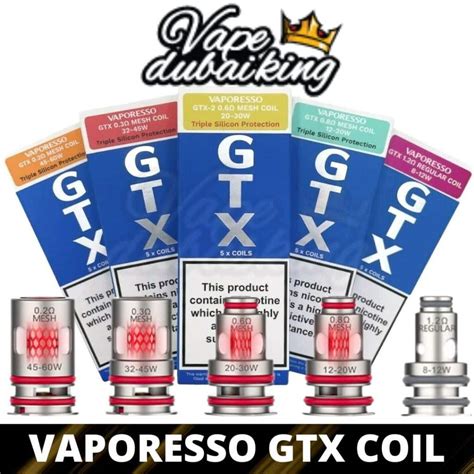 Vaporesso Gtx Replacement Coils Vape Dubai King