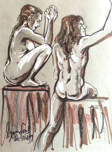 More Drawings Of The Gorgeous Naked People Suzanne Forbes Documentary Art