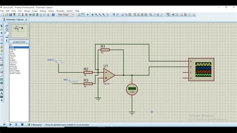 Amplificador Somador Inversor No Proteus Youtube