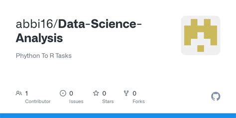 Github Abbi16data Science Analysis Phython To R Tasks