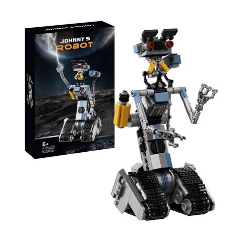 370 Pieces Johnny 5 Robot Building Set Johnny Five Robot Model Toys Compatible With Lego