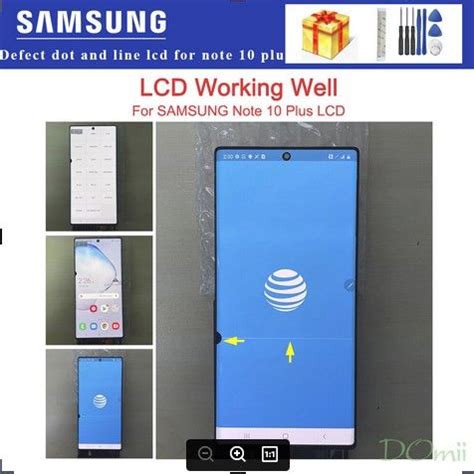 Line And Dot Defect Original Used Lcd For Samsung Galaxy Note Plus N F SM N LCD Display