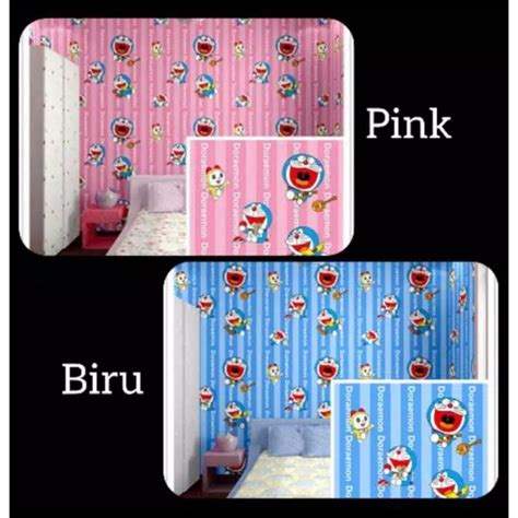 Jual Wallpaper Dinding Motif Doraemon Salur Shopee Indonesia