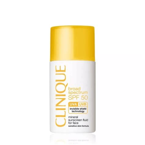 Clinique Spf 50 Uvauvb Mineral Sunscreen Fluid For Face Happy Skin Days