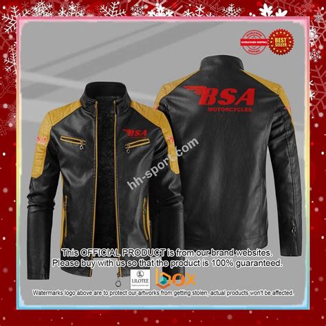 Hot Bsa Motorcycles Motor Block Jacket Boxbox Branding Luxury T
