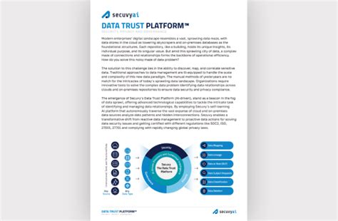 Secuvy Solution Brief Secuvy