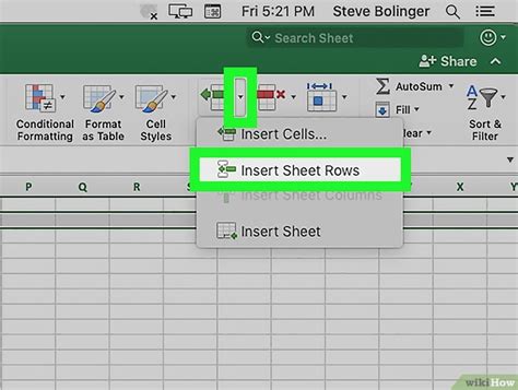 3 Formas De Insertar Filas En Excel Usando Un Atajo En Una Pc O Mac