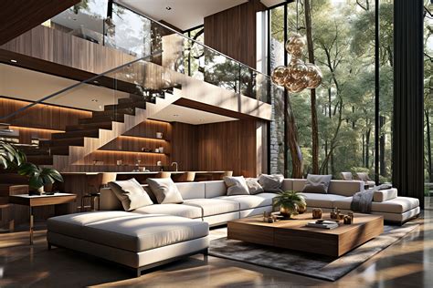 Double Height Luxury Living Room