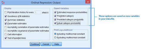 Using The Plum Procedure To Carry Out An Ordinal Regression In Spss