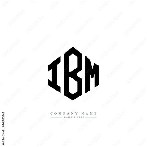IBM Letter Logo Design With Polygon Shape IBM Polygon Logo Monogram IBM Cube Logo Design IBM