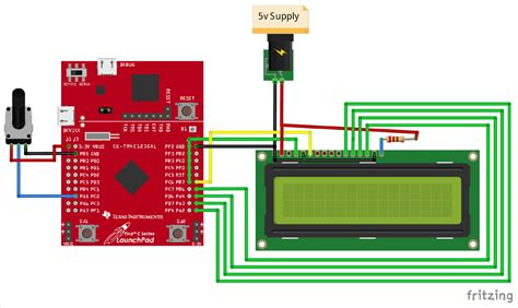 How To Interface A Lcd Display With Tiva C Series Tm4c123g Launchpad