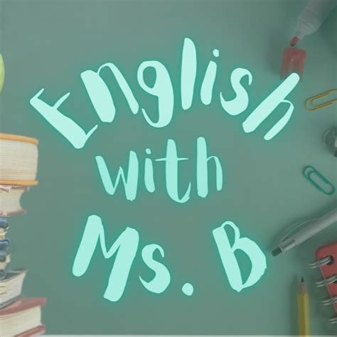 English With Ms B Youtube