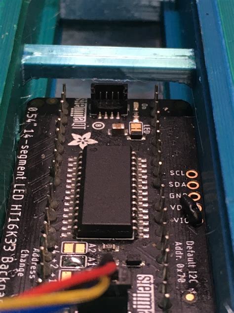 Adafruit Alphanumeric Backpack Enclosure By Treasuredev Download Free Stl Model