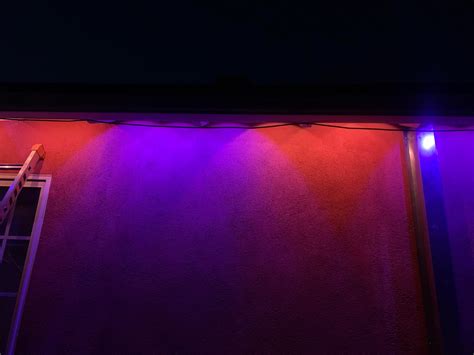 Permanent Outdoor 150 Install First Attempt Proper Rigging And W Diffusion R Govee