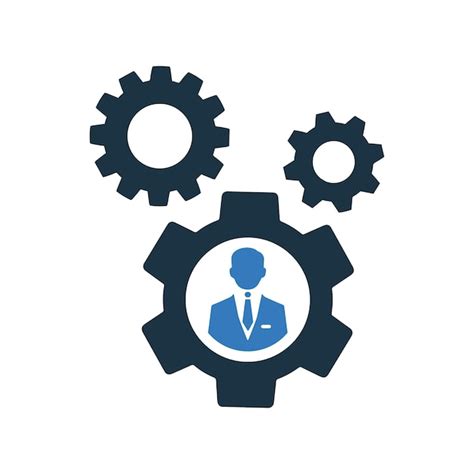 Premium Vector Gear Setting User Profile Icon Editable Vector Graphics