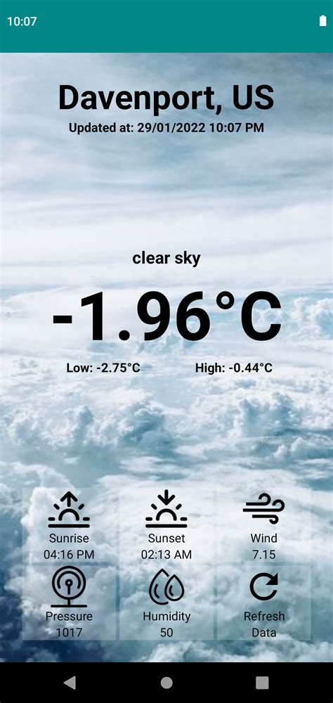 Github Mohammadjahaweatherandroidapplication This Is An Android Application It Will Check