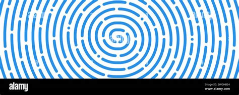 finger print code banner or fingerprint pattern background vector blue