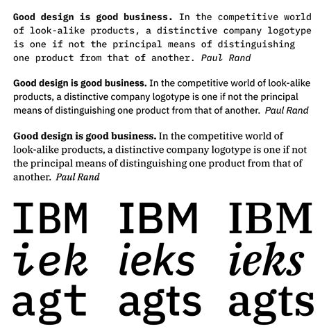 IBM Plex Typographica