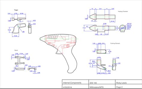 Glue Gun Autocad By Ricky Lewis At