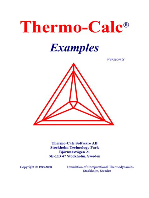 Tcc Examples Pdf Thermodynamic Equilibrium Enthalpy
