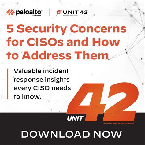 Palo Alto Networks Unit 42 On Linkedin 5 Concerns For Cisos And How To