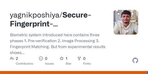 Github Yagnikposhiyasecure Fingerprint Authentication Using Deep