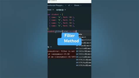 Filter Method Filter Method In Javascript Frontend Interview Javascript Reactjs React