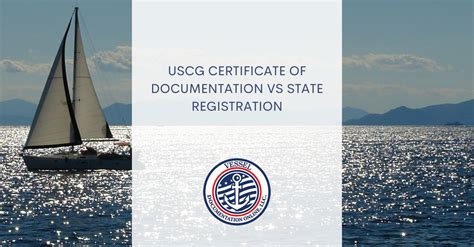 USCG Certificate Of Documentation Or State Registration