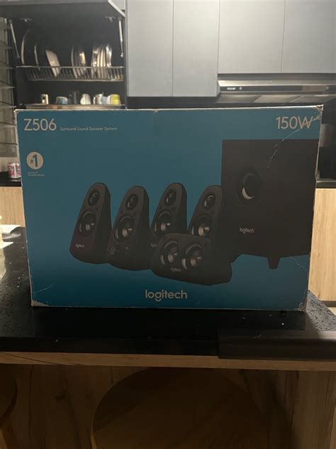 Logitech Z Surround Sound Speaker Amplifier Audio Soundbars Speakers Amplifiers On