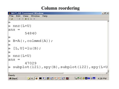ppt how to use matrix market matrices in matlab powerpoint