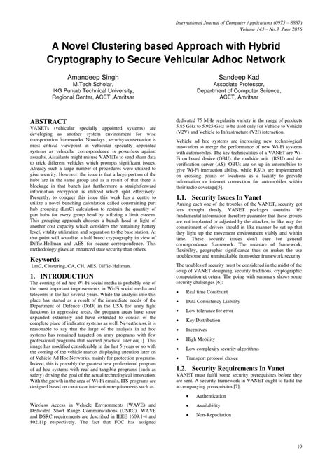 Pdf A Novel Clustering Based Approach With Hybrid Cryptography To