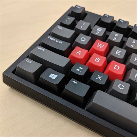 Wasd Keyboards Red Wasd Keys Really Pop Against The
