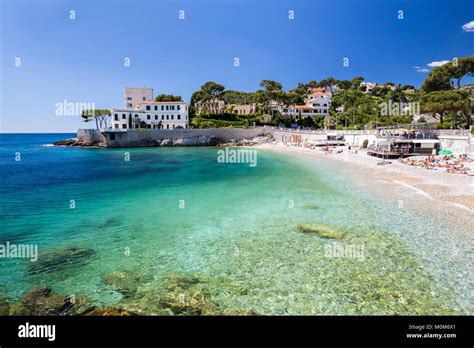 Francebouches Du Rhonecassisthe Beach Of The Bestouan In The Face Of
