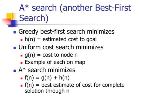 Ppt Informed Search Methods Powerpoint Presentation Free Download