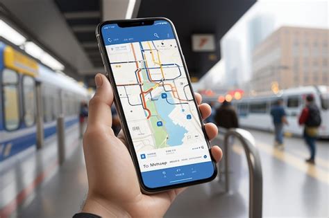 Premium Ai Image Navigate The City Portrait Smartphone Mockup For