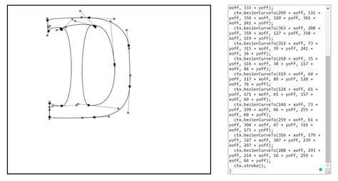 Github Diamoon18bezier Curve My Nickname Using Bezier Curve