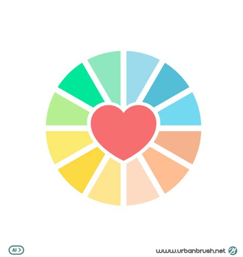 하트 일러스트 Ai 무료다운로드 Free Love Illustration Urbanbrush